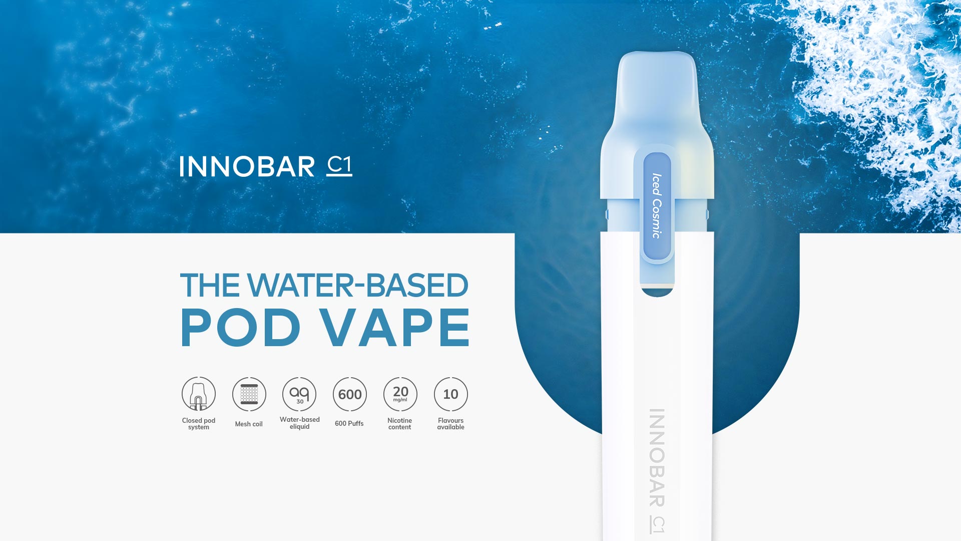 Innokin Launches World’s First Water-Based Pod Vape Innokin Launches World’s First Water-Based Pod Vape